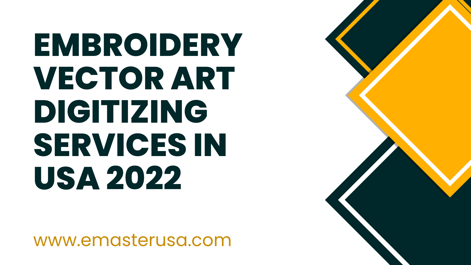 Embroidery Vector Art Digitizing Services in USA 2022